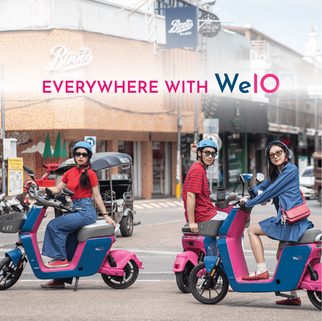 WelO Bike บริการให้เช่ารถมอเตอร์ไซค์ไฟฟ้าสาธารณะ